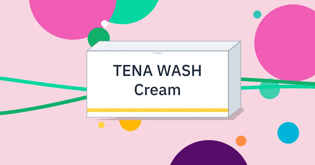 Symbolbild: Packung mit der Aufschrift TENA WASH Cream (PZN 04941900) – Verfügbarkeit und Bezug in Apotheken in Frankfurt am Main