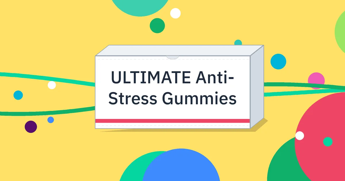 Symbolbild: Packung mit der Aufschrift ULTIMATE Anti-Stress Gummies (PZN 19924072) – Verfügbarkeit und Bezug in Apotheken in Frankfurt am Main