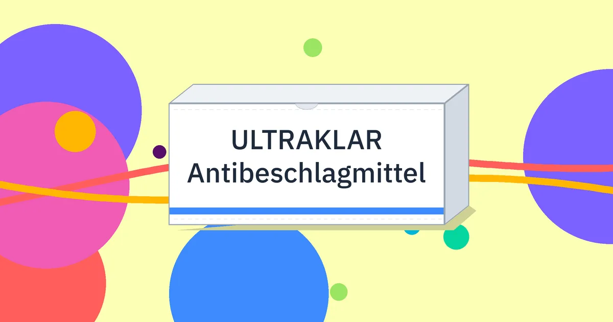 Symbolbild: Packung mit der Aufschrift ULTRAKLAR Antibeschlagmittel (PZN 06864693) – Verfügbarkeit und Bezug in Apotheken in Frankfurt am Main