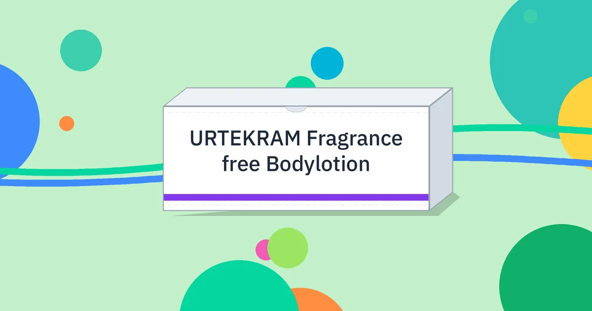 Symbolbild: Packung mit der Aufschrift URTEKRAM Fragrance free Bodylotion (PZN 18820488) – Verfügbarkeit und Bezug in Apotheken in Frankfurt am Main