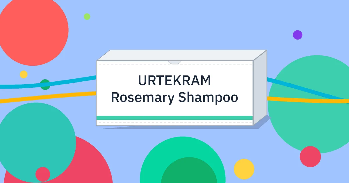 Symbolbild: Packung mit der Aufschrift URTEKRAM Rosemary Shampoo (PZN 18820703) – Verfügbarkeit und Bezug in Apotheken in Frankfurt am Main