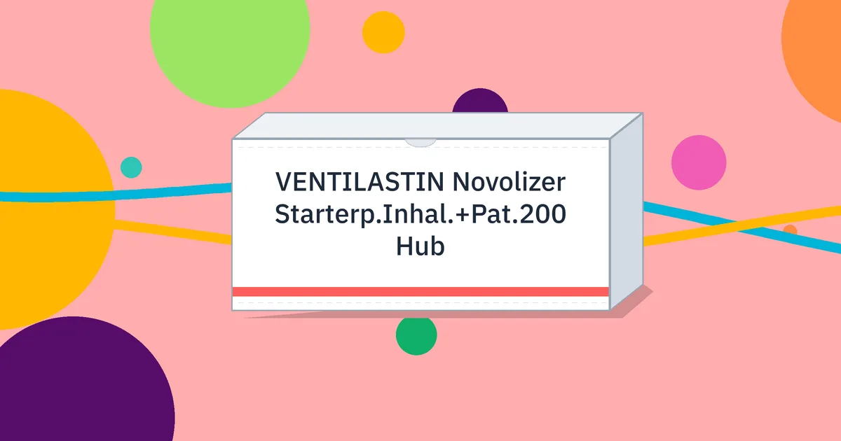 Symbolbild: Packung mit der Aufschrift VENTILASTIN Novolizer Starterp.Inhal.+Pat.200 Hub (PZN 01890728) – Verfügbarkeit und Bezug in Apotheken in Frankfurt am Main