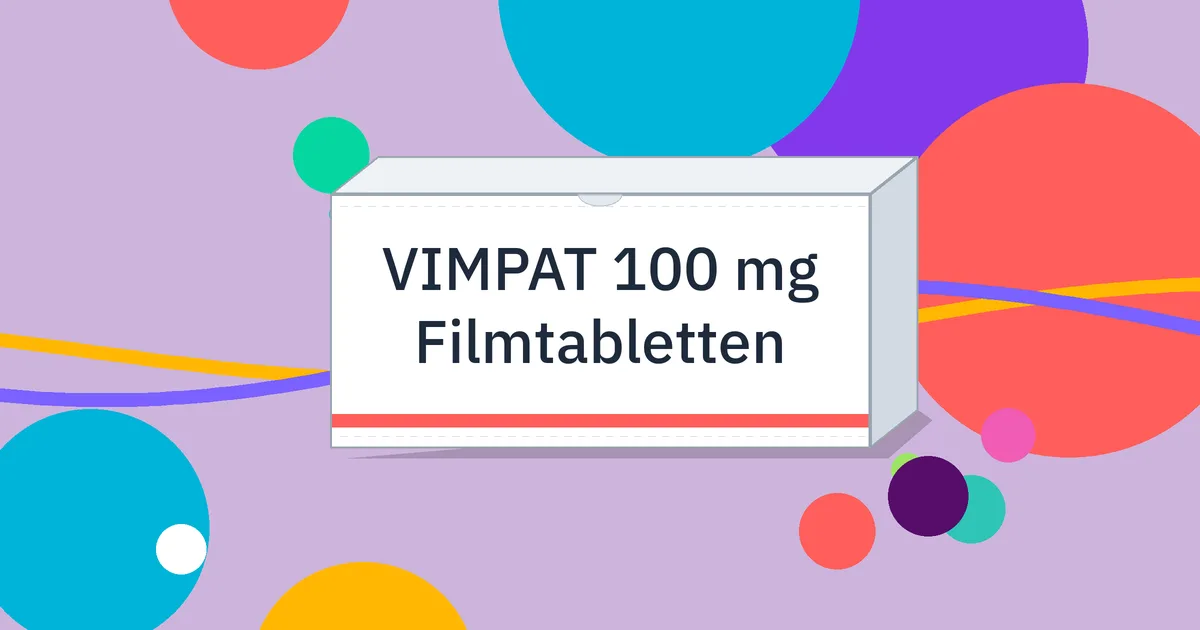 Symbolbild: Packung mit der Aufschrift VIMPAT 100 mg Filmtabletten (PZN 19101212) – Verfügbarkeit und Bezug in Apotheken in Frankfurt am Main