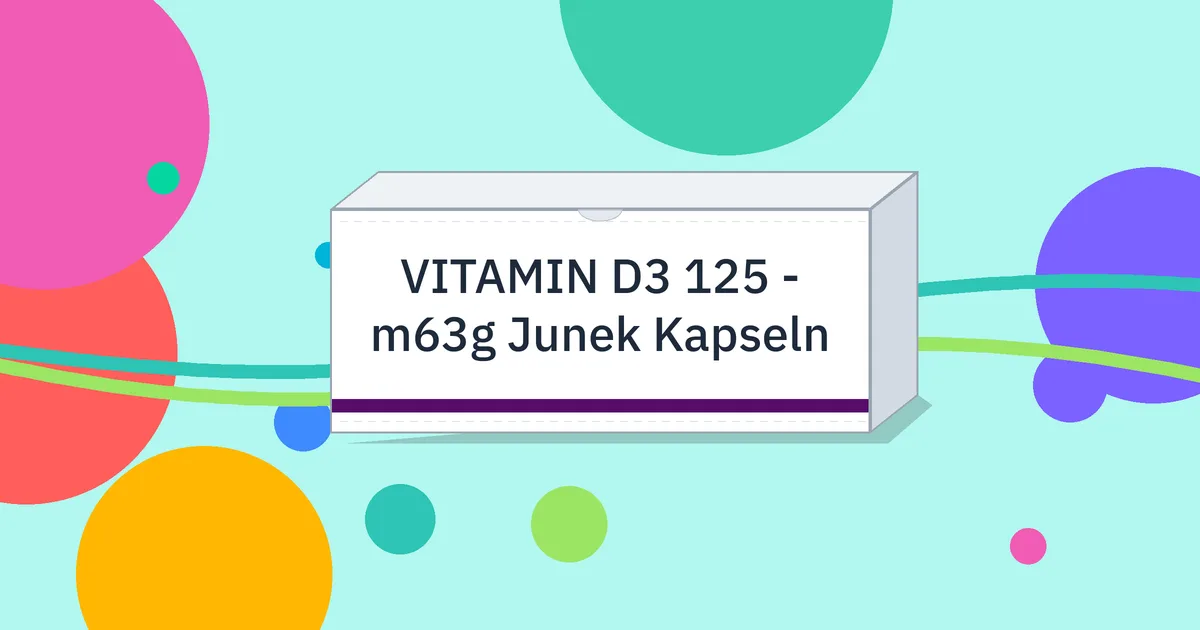 Symbolbild: Packung mit der Aufschrift VITAMIN D3 125 -m63g Junek Kapseln (PZN 11660567) – Verfügbarkeit und Bezug in Apotheken in Frankfurt am Main