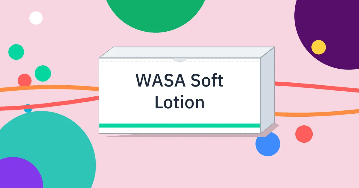 Symbolbild: Packung mit der Aufschrift WASA Soft Lotion (PZN 05481174) – Verfügbarkeit und Bezug in Apotheken in Frankfurt am Main