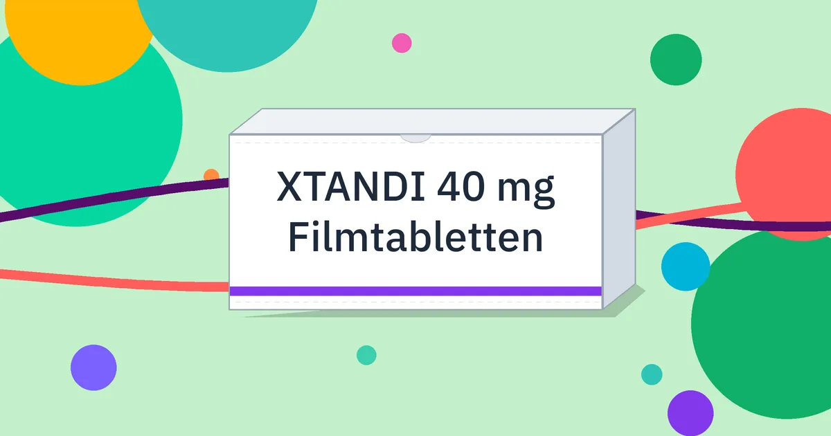 Symbolbild: Packung mit der Aufschrift XTANDI 40 mg Filmtabletten (PZN 17609811) – Verfügbarkeit und Bezug in Apotheken in Frankfurt am Main
