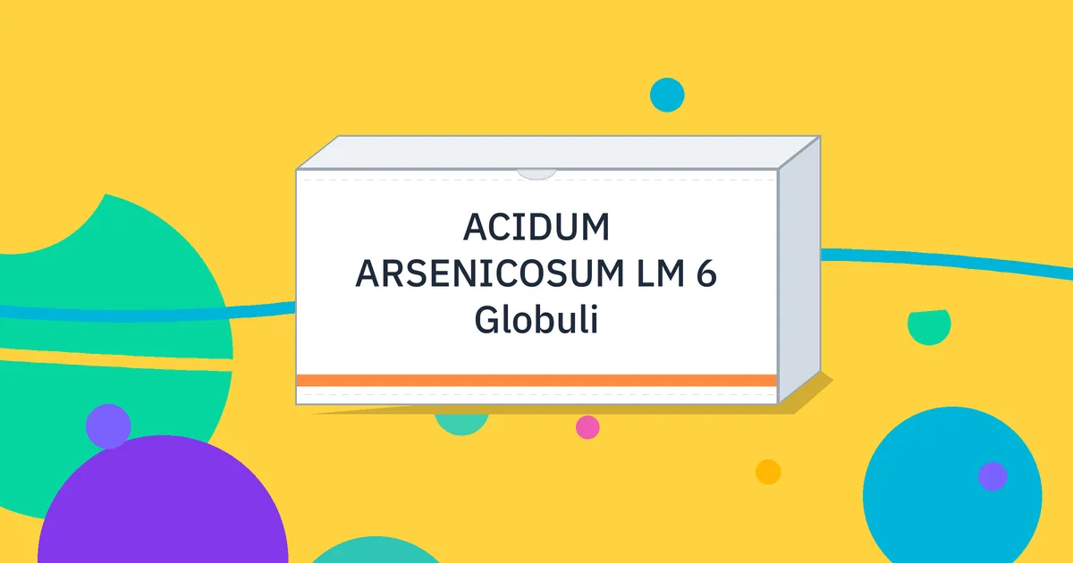 Symbolbild: Packung mit der Aufschrift ACIDUM ARSENICOSUM LM 6 Globuli (PZN 16163477) – Verfügbarkeit und Bezug in Apotheken in Frankfurt am Main