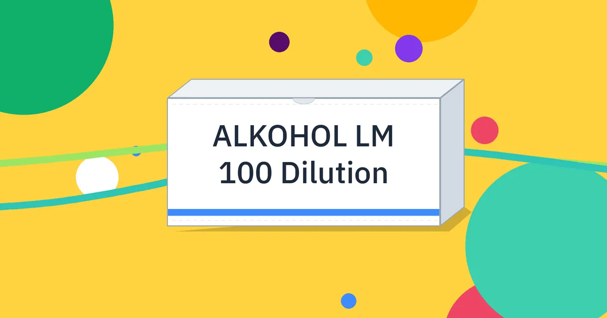 Symbolbild: Packung mit der Aufschrift ALKOHOL LM 100 Dilution (PZN 13311380) – Verfügbarkeit und Bezug in Apotheken in Frankfurt am Main
