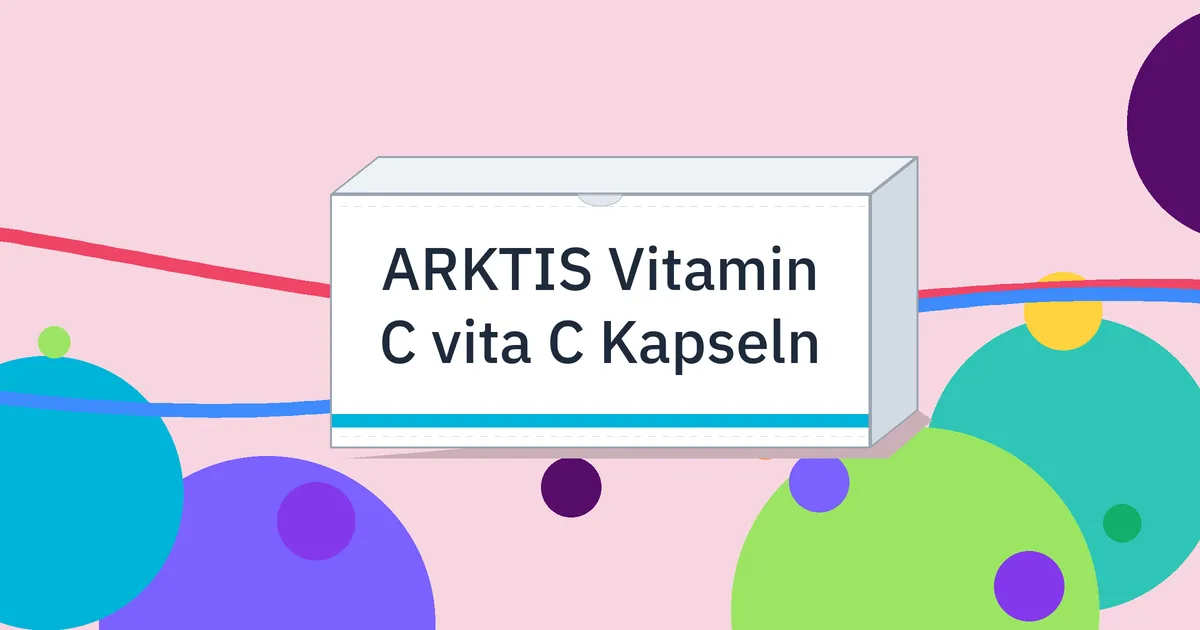 Symbolbild: Packung mit der Aufschrift ARKTIS Vitamin C vita C Kapseln (PZN 16024480) – Verfügbarkeit und Bezug in Apotheken in Frankfurt am Main