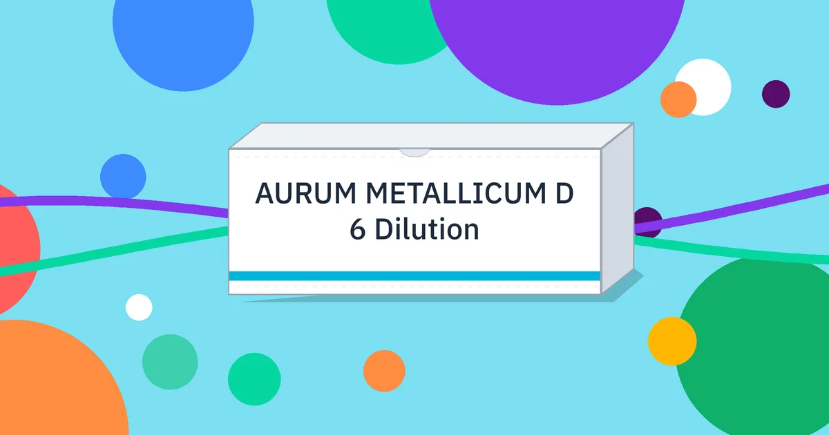 Symbolbild: Packung mit der Aufschrift AURUM METALLICUM D 6 Dilution (PZN 02894154) – Verfügbarkeit und Bezug in Apotheken in Frankfurt am Main
