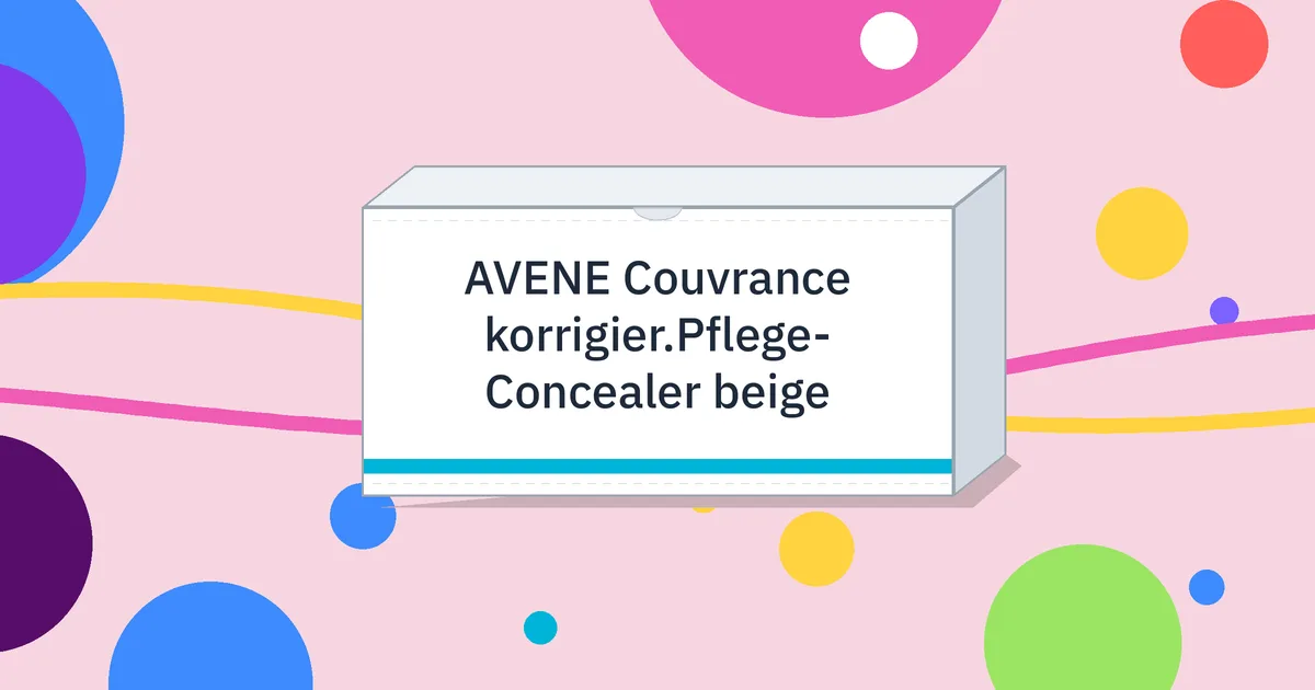 Symbolbild: Packung mit der Aufschrift AVENE Couvrance korrigier.Pflege-Concealer beige (PZN 19192551) – Verfügbarkeit und Bezug in Apotheken in Frankfurt am Main