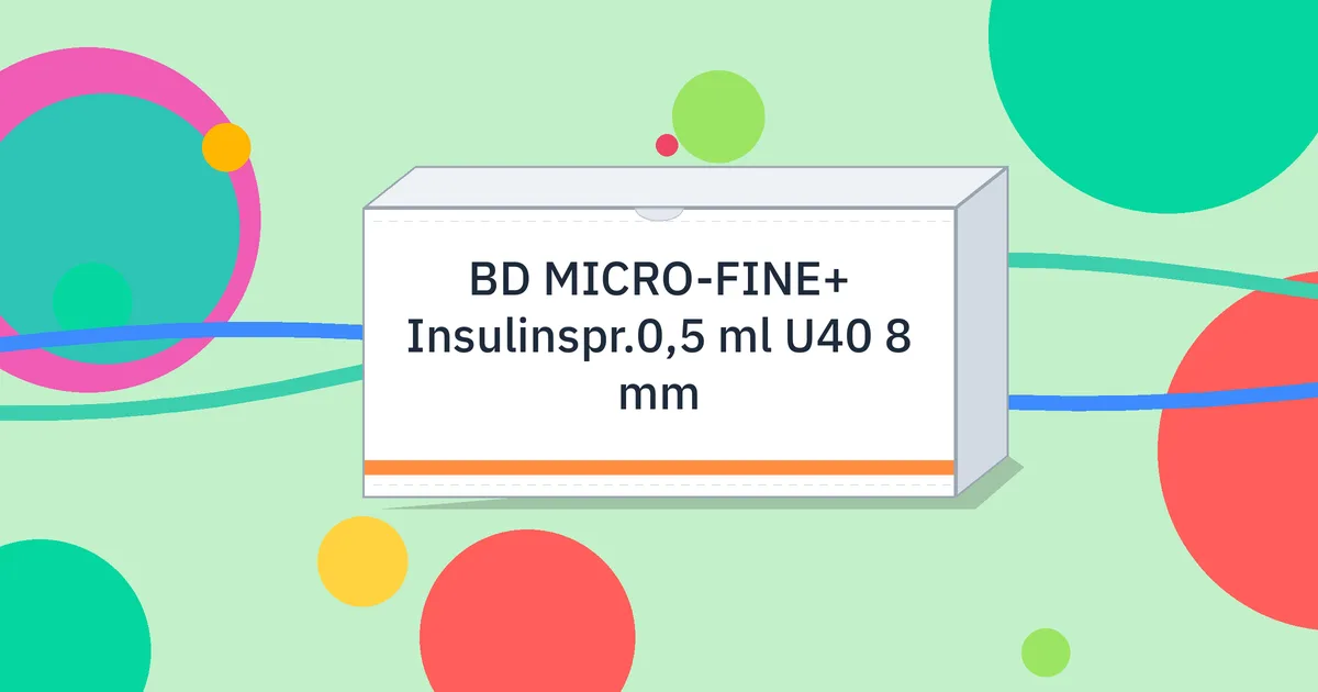 Symbolbild: Packung mit der Aufschrift BD MICRO-FINE+ Insulinspr.0,5 ml U40 8 mm (PZN 19924623) – Verfügbarkeit und Bezug in Apotheken in Frankfurt am Main