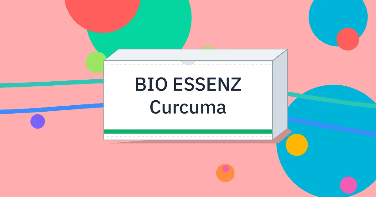 Symbolbild: Packung mit der Aufschrift BIO ESSENZ Curcuma (PZN 18298342) – Verfügbarkeit und Bezug in Apotheken in Frankfurt am Main