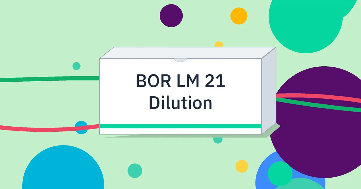 Symbolbild: Packung mit der Aufschrift BOR LM 21 Dilution (PZN 12795766) – Verfügbarkeit und Bezug in Apotheken in Frankfurt am Main