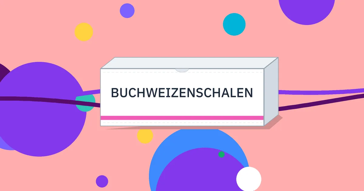 Symbolbild: Packung mit der Aufschrift BUCHWEIZENSCHALEN (PZN 00751278) – Verfügbarkeit und Bezug in Apotheken in Frankfurt am Main