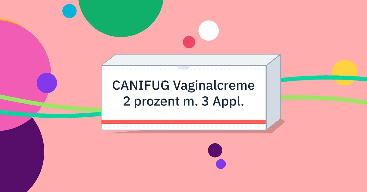 Symbolbild: Packung mit der Aufschrift CANIFUG Vaginalcreme 2 prozent m. 3 Appl. (PZN 03754136) – Verfügbarkeit und Bezug in Apotheken in Frankfurt am Main