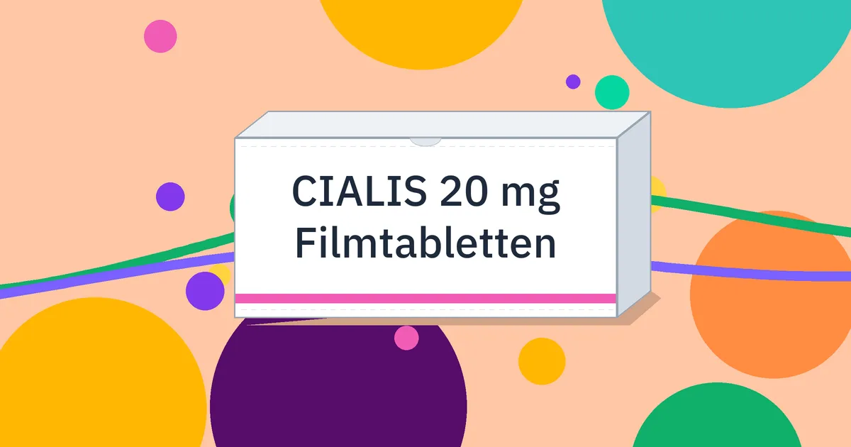 Symbolbild: Packung mit der Aufschrift CIALIS 20 mg Filmtabletten (PZN 17541036) – Verfügbarkeit und Bezug in Apotheken in Frankfurt am Main