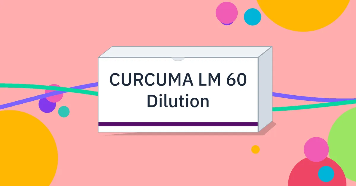Symbolbild: Packung mit der Aufschrift CURCUMA LM 60 Dilution (PZN 12840225) – Verfügbarkeit und Bezug in Apotheken in Frankfurt am Main