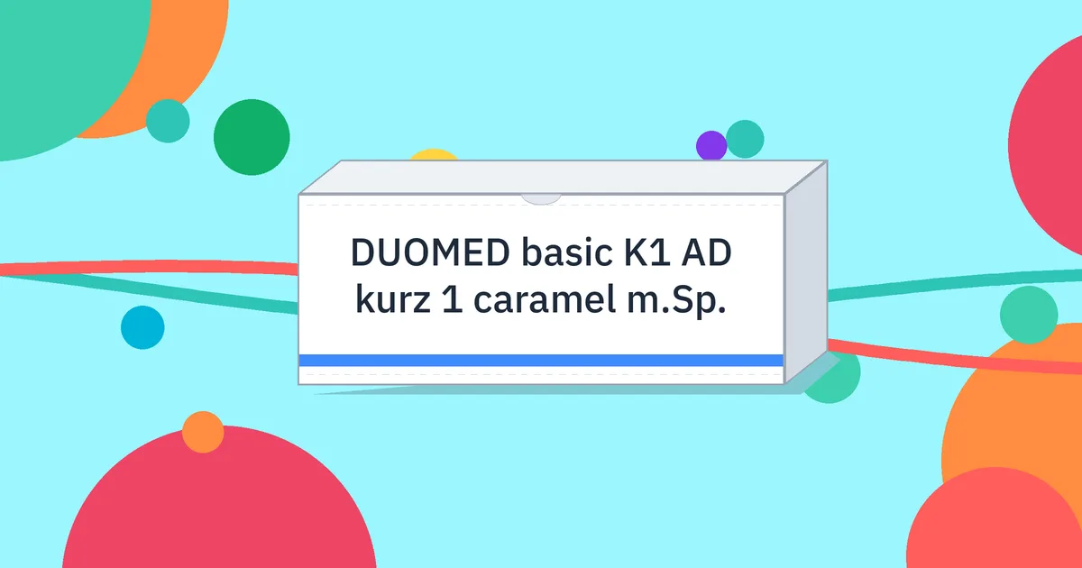 Symbolbild: Packung mit der Aufschrift DUOMED basic K1 AD kurz 1 caramel m.Sp. (PZN 20903968) – Verfügbarkeit und Bezug in Apotheken in Frankfurt am Main