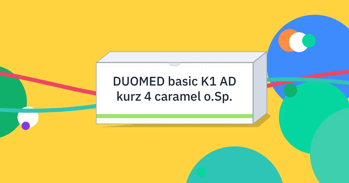 Symbolbild: Packung mit der Aufschrift DUOMED basic K1 AD kurz 4 caramel o.Sp. (PZN 20903922) – Verfügbarkeit und Bezug in Apotheken in Frankfurt am Main