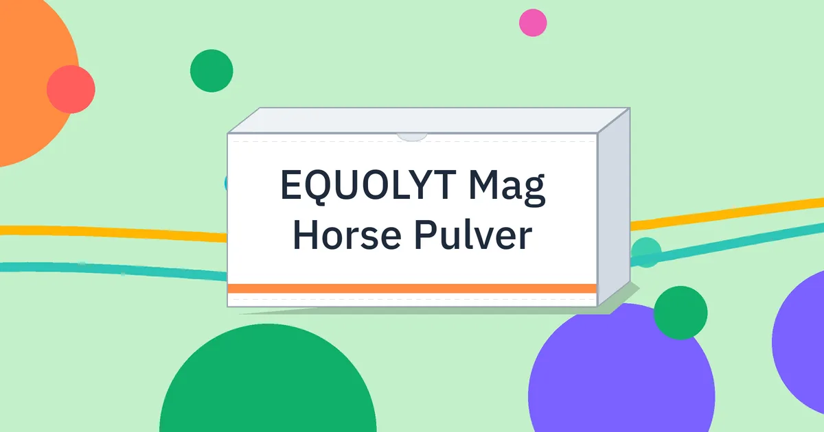 Symbolbild: Packung mit der Aufschrift EQUOLYT Mag Horse Pulver (PZN 00503936) – Verfügbarkeit und Bezug in Apotheken in Frankfurt am Main