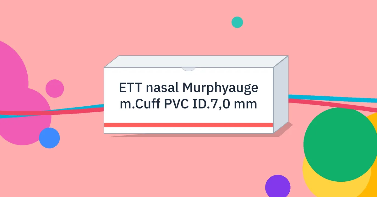 Symbolbild: Packung mit der Aufschrift ETT nasal Murphyauge m.Cuff PVC ID.7,0 mm (PZN 19121373) – Verfügbarkeit und Bezug in Apotheken in Frankfurt am Main