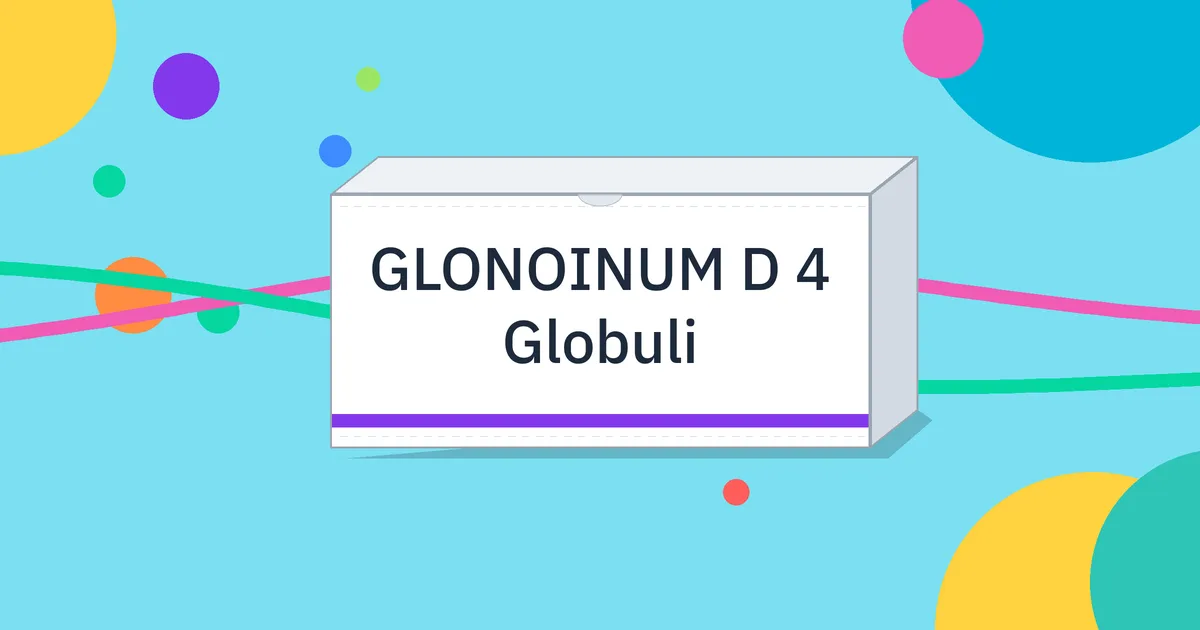 Symbolbild: Packung mit der Aufschrift GLONOINUM D 4 Globuli (PZN 07456890) – Verfügbarkeit und Bezug in Apotheken in Frankfurt am Main