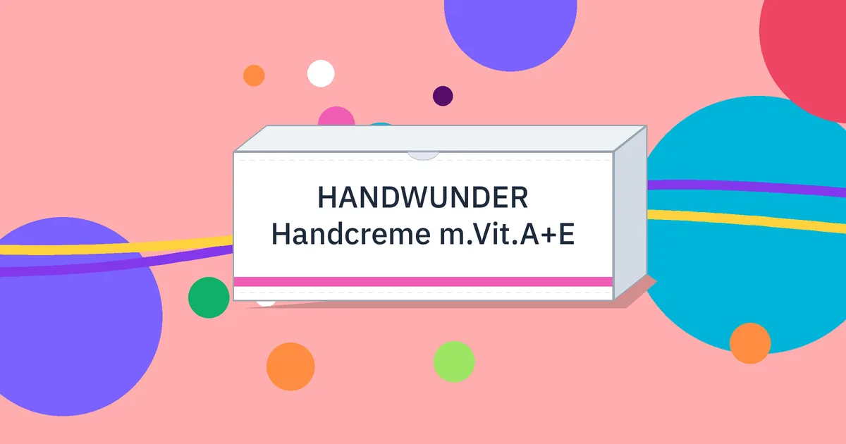 Symbolbild: Packung mit der Aufschrift HANDWUNDER Handcreme m.Vit.A+E (PZN 06993953) – Verfügbarkeit und Bezug in Apotheken in Frankfurt am Main