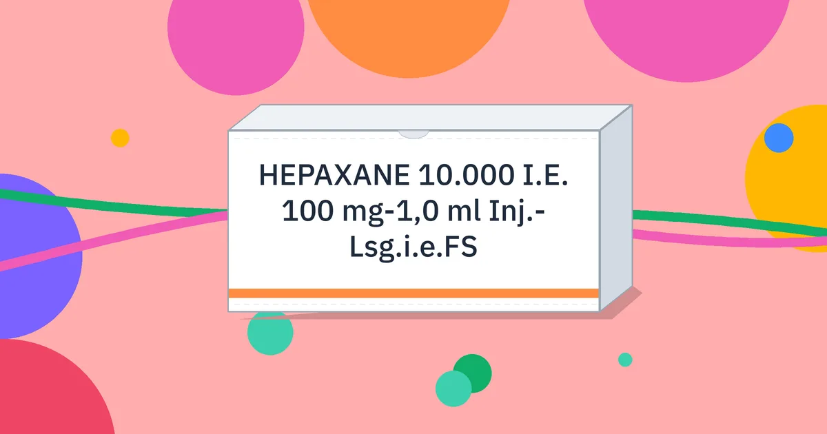 Symbolbild: Packung mit der Aufschrift HEPAXANE 10.000 I.E. 100 mg-1,0 ml Inj.-Lsg.i.e.FS (PZN 15638062) – Verfügbarkeit und Bezug in Apotheken in Frankfurt am Main