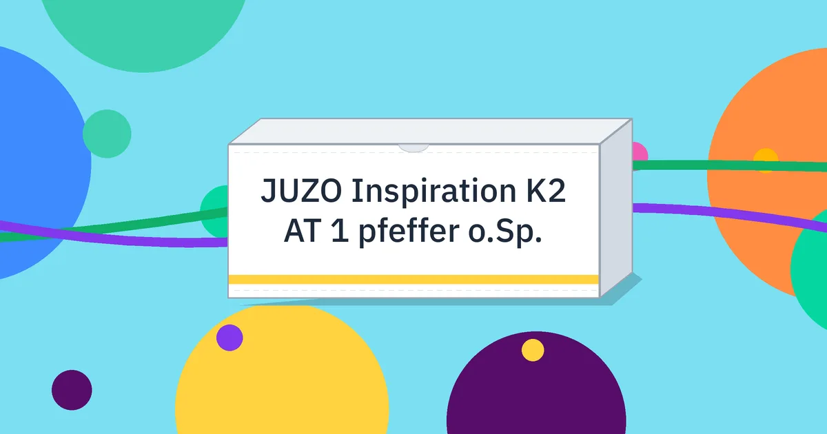 Symbolbild: Packung mit der Aufschrift JUZO Inspiration K2 AT 1 pfeffer o.Sp. (PZN 14925977) – Verfügbarkeit und Bezug in Apotheken in Frankfurt am Main
