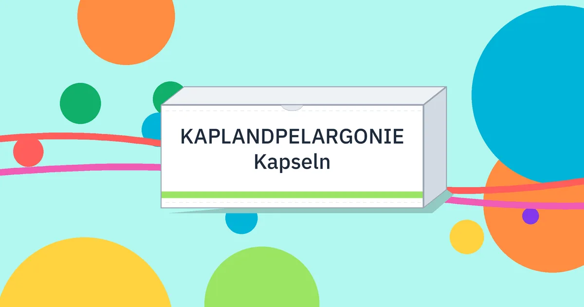 Symbolbild: Packung mit der Aufschrift KAPLANDPELARGONIE Kapseln (PZN 05027914) – Verfügbarkeit und Bezug in Apotheken in Frankfurt am Main
