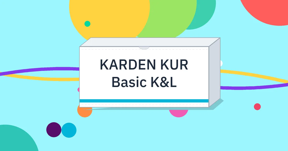 Symbolbild: Packung mit der Aufschrift KARDEN KUR Basic K&L (PZN 16900680) – Verfügbarkeit und Bezug in Apotheken in Frankfurt am Main