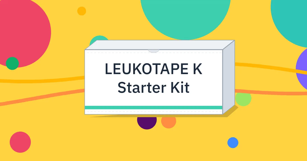 Symbolbild: Packung mit der Aufschrift LEUKOTAPE K Starter Kit (PZN 12655597) – Verfügbarkeit und Bezug in Apotheken in Frankfurt am Main