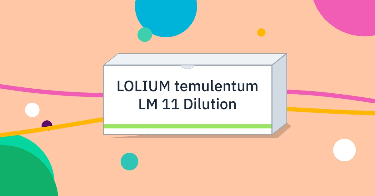 Symbolbild: Packung mit der Aufschrift LOLIUM temulentum LM 11 Dilution (PZN 13535228) – Verfügbarkeit und Bezug in Apotheken in Frankfurt am Main