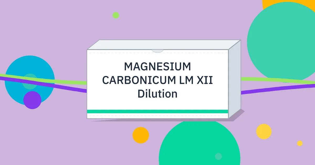 Symbolbild: Packung mit der Aufschrift MAGNESIUM CARBONICUM LM XII Dilution (PZN 02675162) – Verfügbarkeit und Bezug in Apotheken in Frankfurt am Main