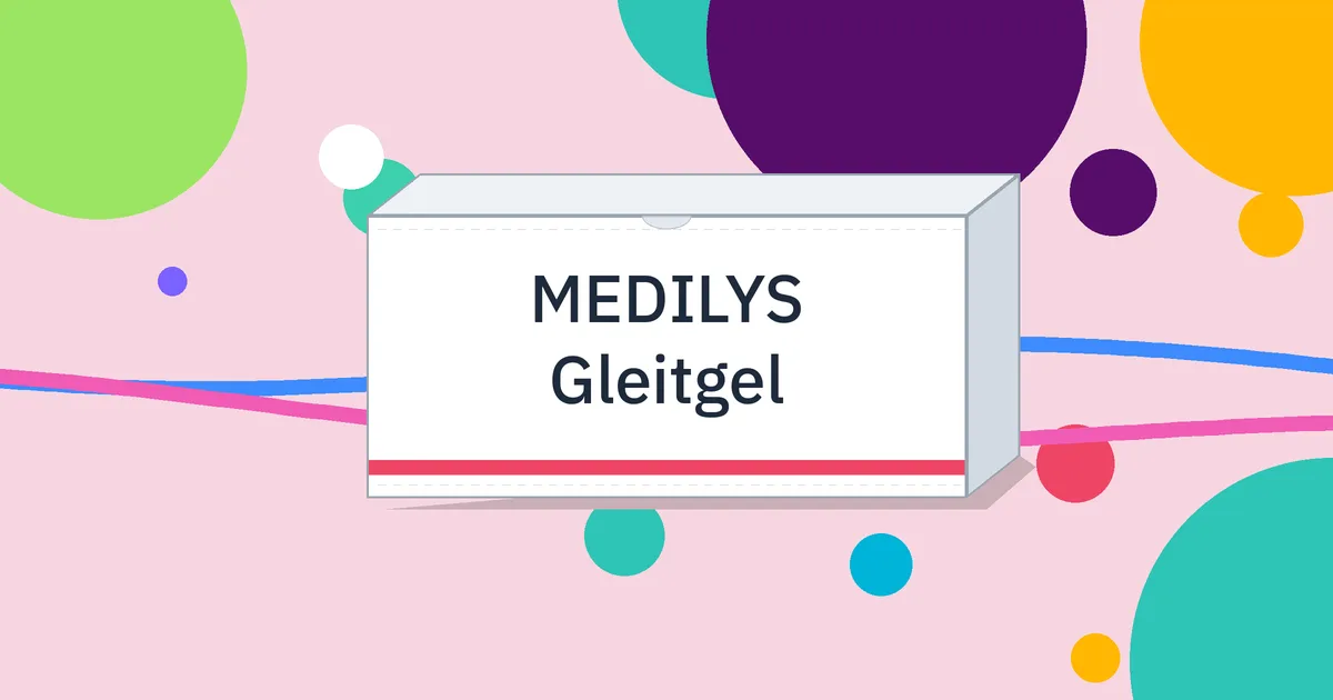 Symbolbild: Packung mit der Aufschrift MEDILYS Gleitgel (PZN 04600837) – Verfügbarkeit und Bezug in Apotheken in Frankfurt am Main