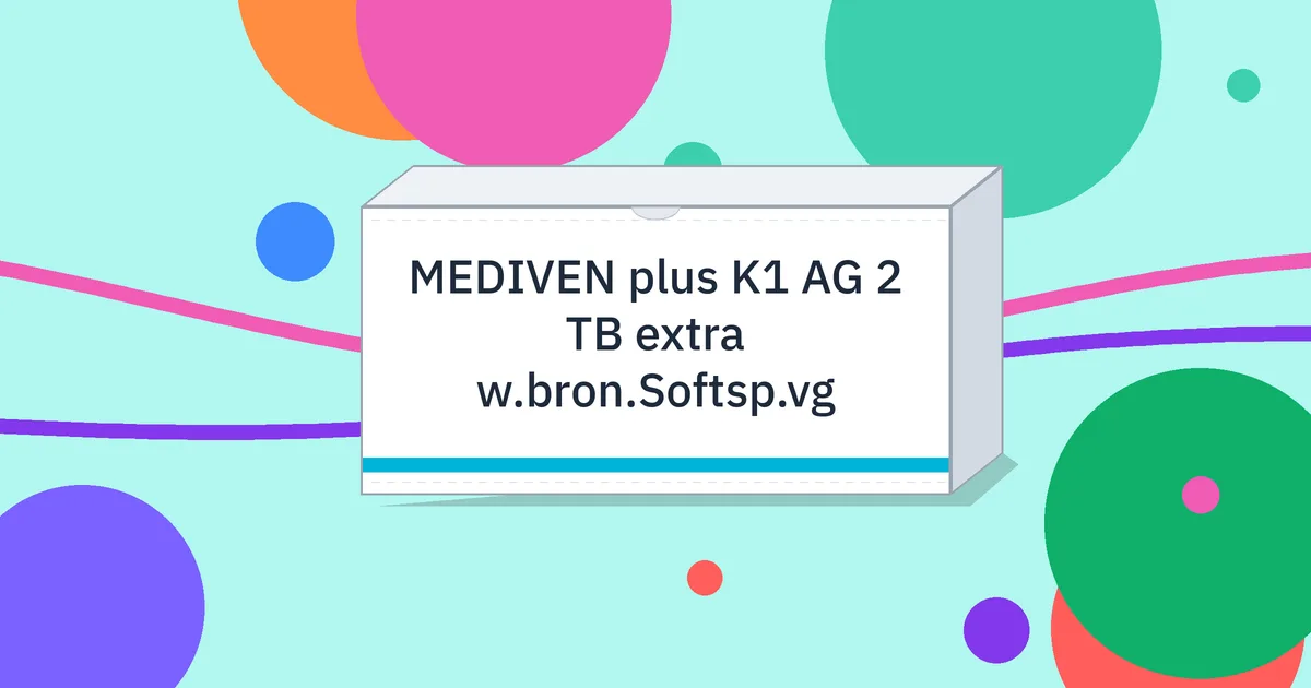 Symbolbild: Packung mit der Aufschrift MEDIVEN plus K1 AG 2 TB extra w.bron.Softsp.vg (PZN 15067168) – Verfügbarkeit und Bezug in Apotheken in Frankfurt am Main