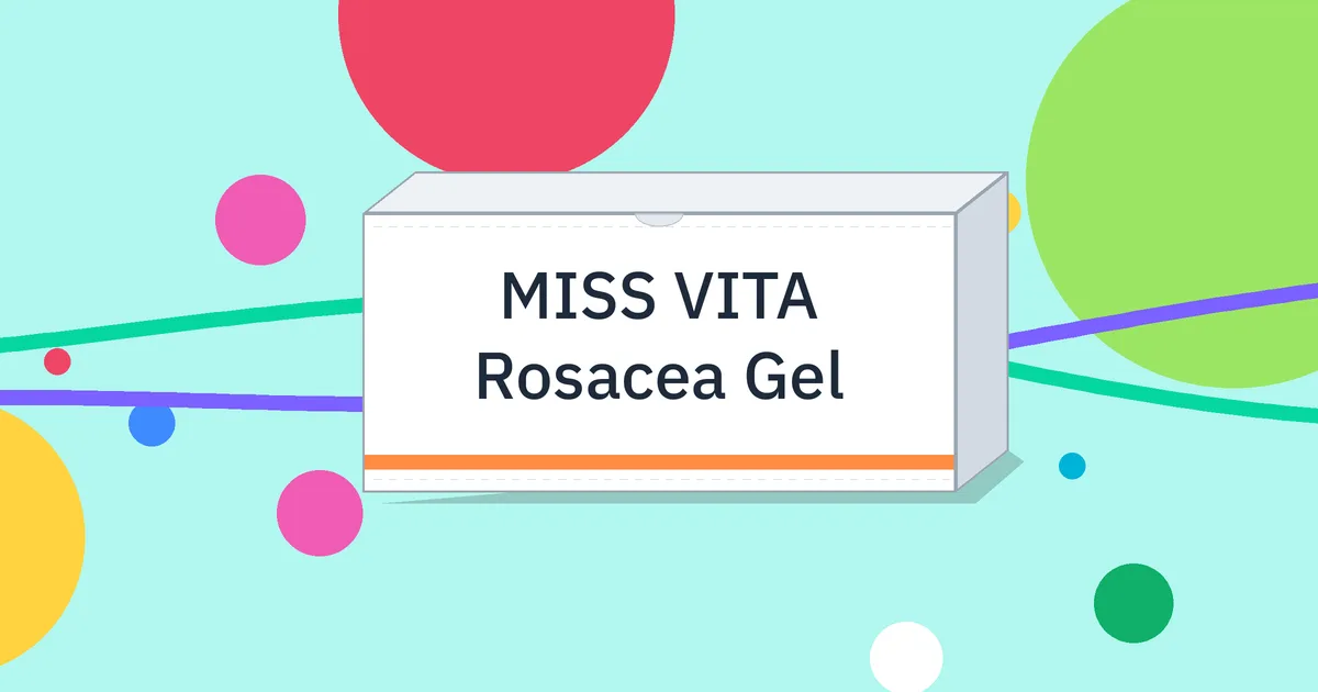 Symbolbild: Packung mit der Aufschrift MISS VITA Rosacea Gel (PZN 17585128) – Verfügbarkeit und Bezug in Apotheken in Frankfurt am Main