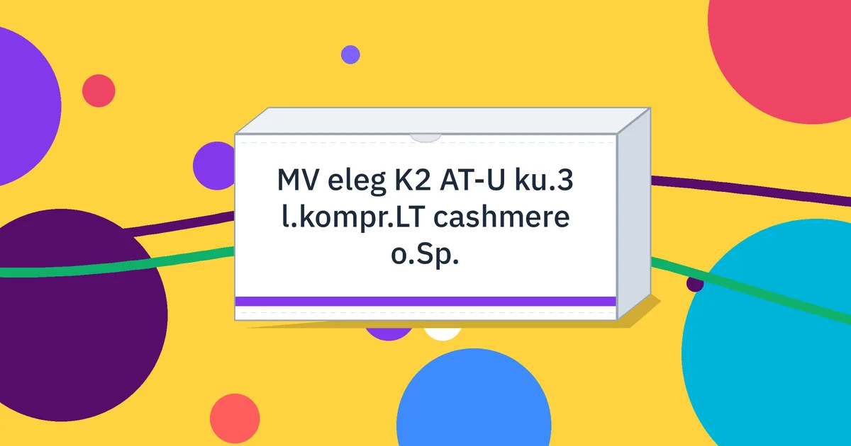 Symbolbild: Packung mit der Aufschrift MV eleg K2 AT-U ku.3 l.kompr.LT cashmere o.Sp. (PZN 14664979) – Verfügbarkeit und Bezug in Apotheken in Frankfurt am Main