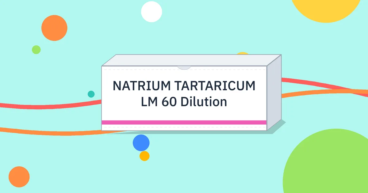 Symbolbild: Packung mit der Aufschrift NATRIUM TARTARICUM LM 60 Dilution (PZN 12967954) – Verfügbarkeit und Bezug in Apotheken in Frankfurt am Main