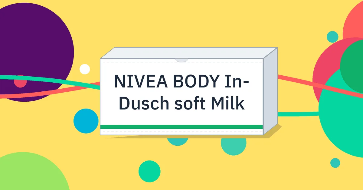 Symbolbild: Packung mit der Aufschrift NIVEA BODY In-Dusch soft Milk (PZN 13590316) – Verfügbarkeit und Bezug in Apotheken in Frankfurt am Main