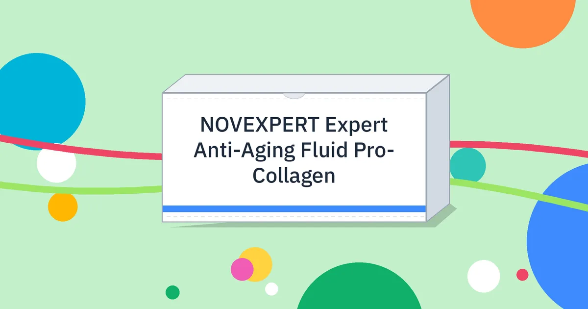 Symbolbild: Packung mit der Aufschrift NOVEXPERT Expert Anti-Aging Fluid Pro-Collagen (PZN 19147332) – Verfügbarkeit und Bezug in Apotheken in Frankfurt am Main