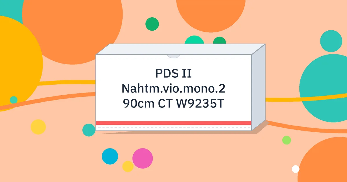 Symbolbild: Packung mit der Aufschrift PDS II Nahtm.vio.mono.2 90cm CT W9235T (PZN 20923936) – Verfügbarkeit und Bezug in Apotheken in Frankfurt am Main