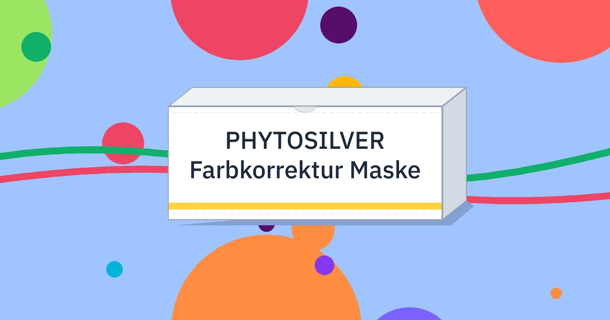 Symbolbild: Packung mit der Aufschrift PHYTOSILVER Farbkorrektur Maske (PZN 18706700) – Verfügbarkeit und Bezug in Apotheken in Frankfurt am Main