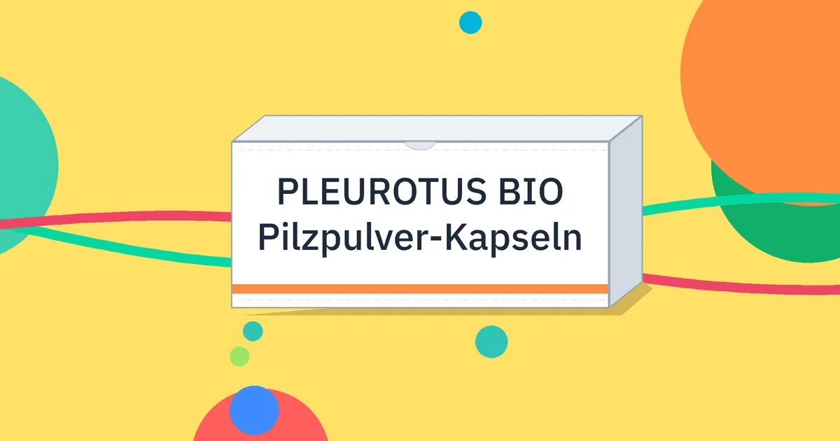 Symbolbild: Packung mit der Aufschrift PLEUROTUS BIO Pilzpulver-Kapseln (PZN 19709959) – Verfügbarkeit und Bezug in Apotheken in Frankfurt am Main