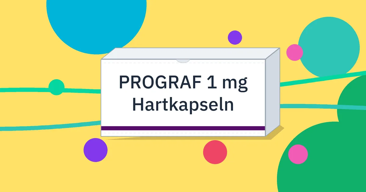 Symbolbild: Packung mit der Aufschrift PROGRAF 1 mg Hartkapseln (PZN 00008579) – Verfügbarkeit und Bezug in Apotheken in Frankfurt am Main