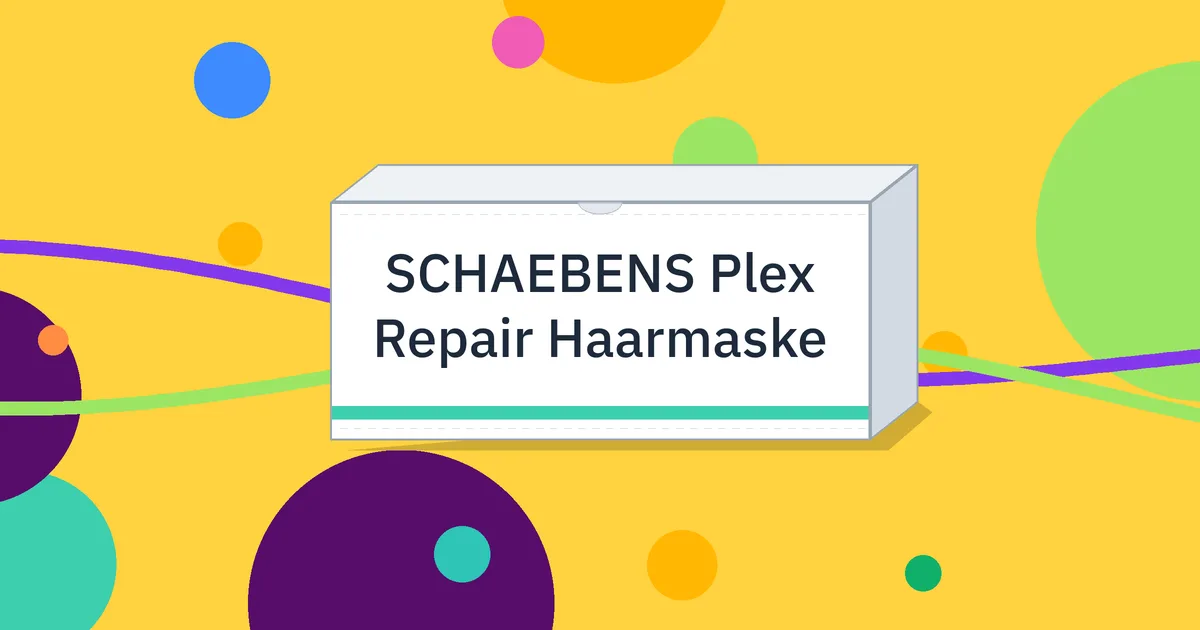 Symbolbild: Packung mit der Aufschrift SCHAEBENS Plex Repair Haarmaske (PZN 19819636) – Verfügbarkeit und Bezug in Apotheken in Frankfurt am Main