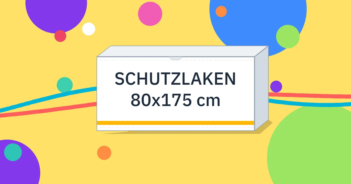 Symbolbild: Packung mit der Aufschrift SCHUTZLAKEN 80x175 cm (PZN 04353787) – Verfügbarkeit und Bezug in Apotheken in Frankfurt am Main