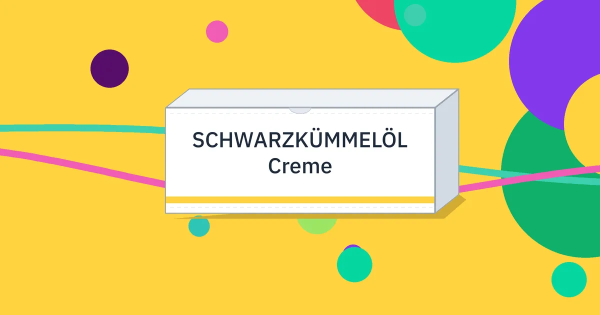 Symbolbild: Packung mit der Aufschrift SCHWARZKÜMMELÖL Creme (PZN 14263708) – Verfügbarkeit und Bezug in Apotheken in Frankfurt am Main