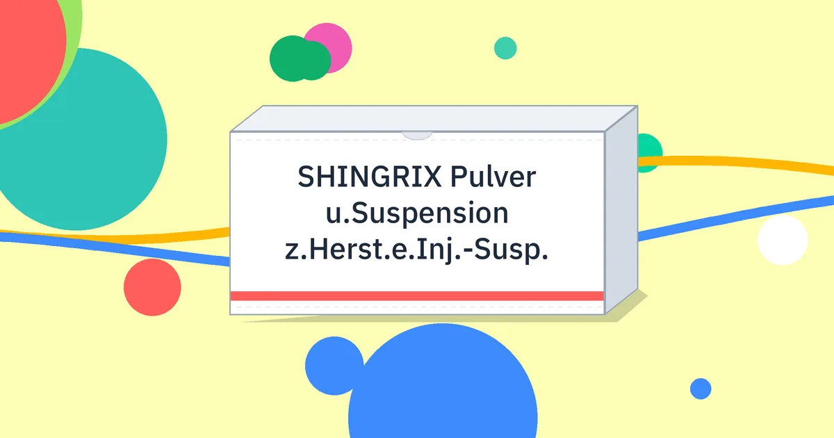 Symbolbild: Packung mit der Aufschrift SHINGRIX Pulver u.Suspension z.Herst.e.Inj.-Susp. (PZN 18497509) – Verfügbarkeit und Bezug in Apotheken in Frankfurt am Main